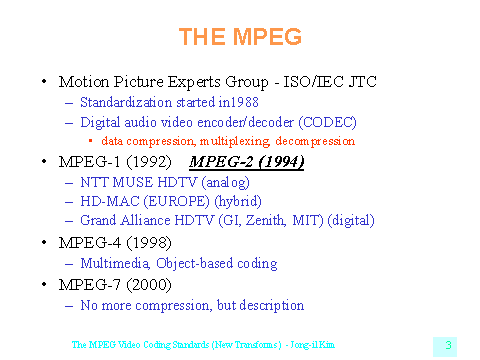 THE MPEG