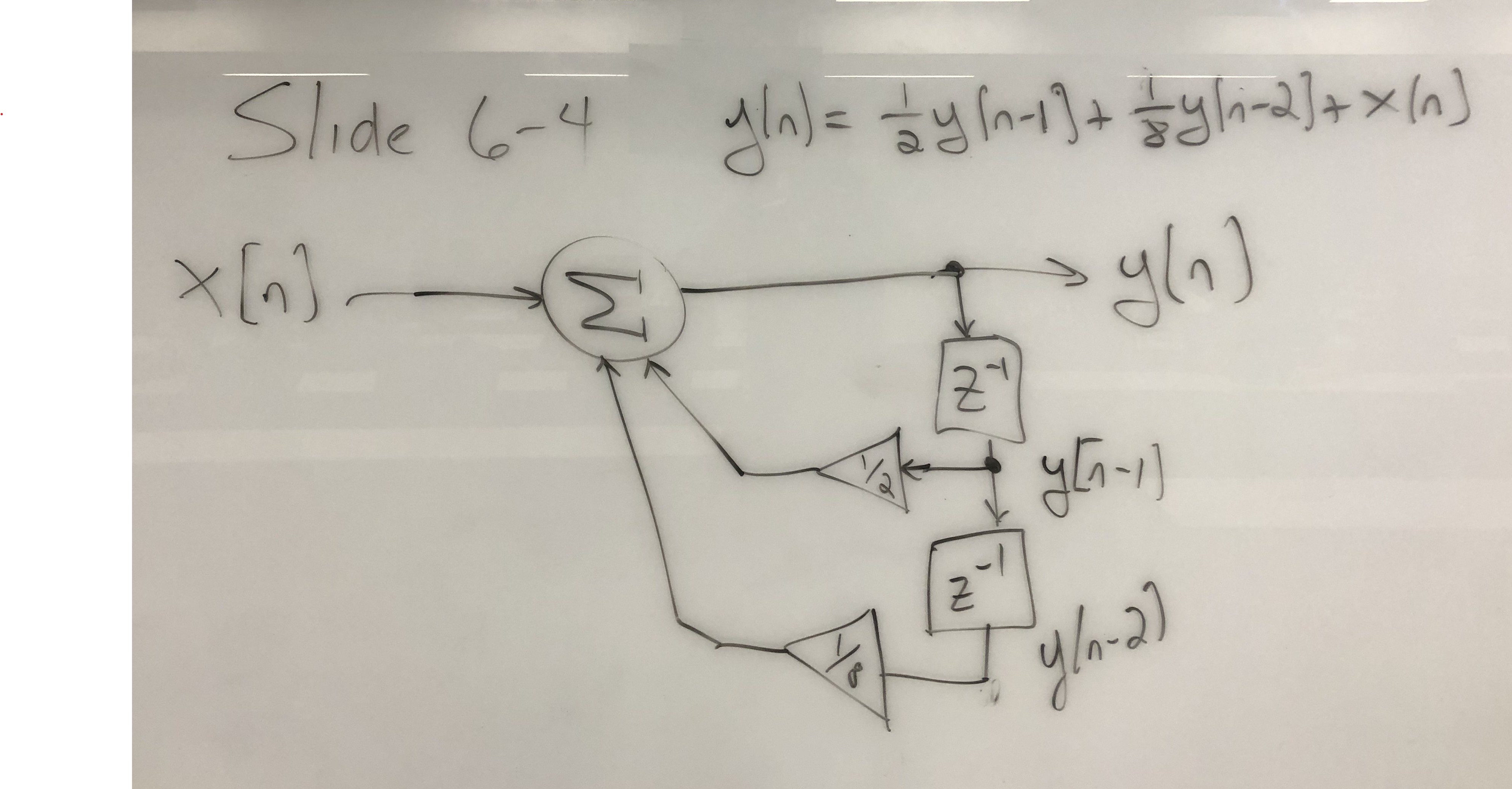 Lecture 6: Infinite Impulse Response Filters