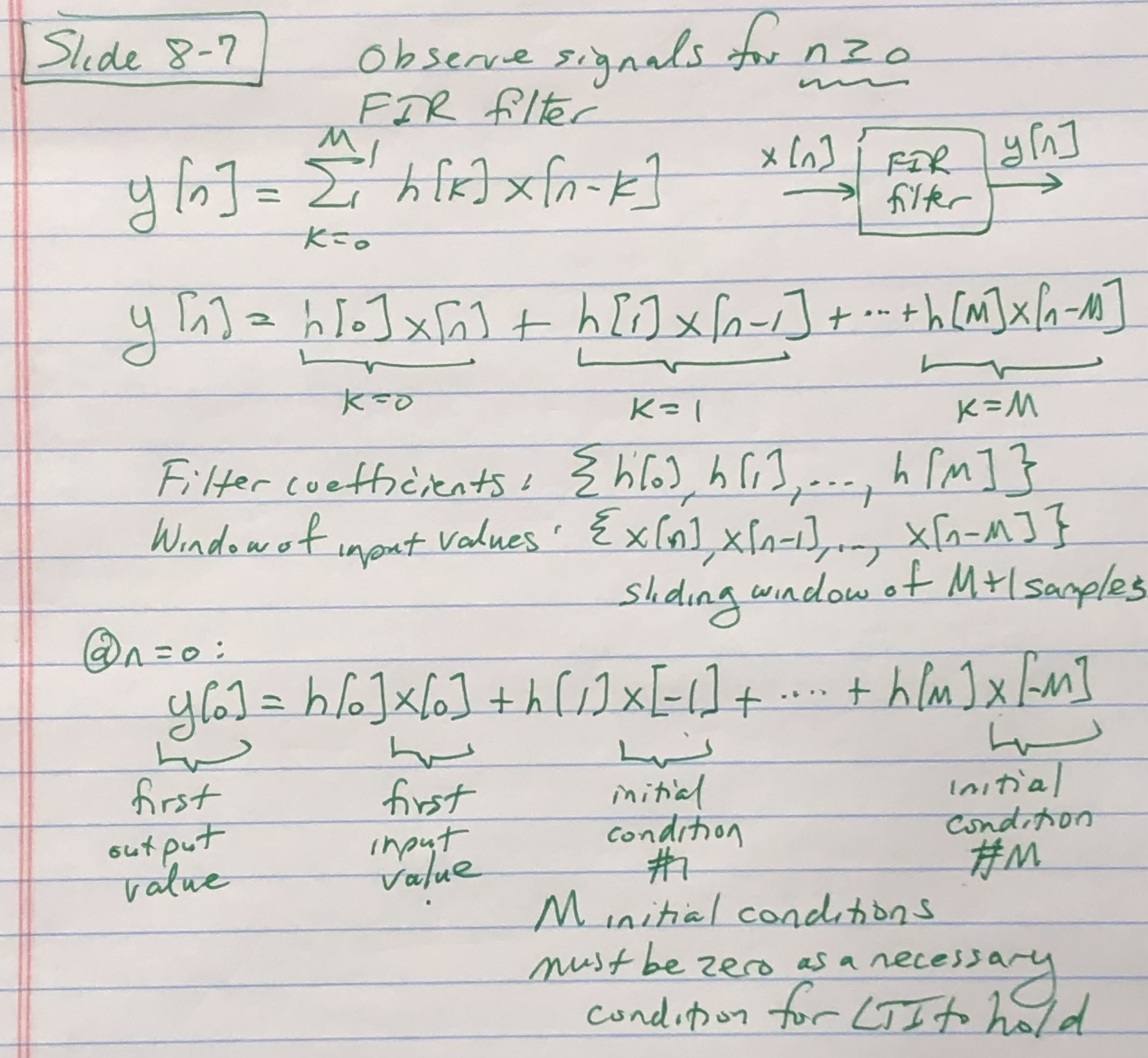 Lecture 8: Convolution and FIR Filters