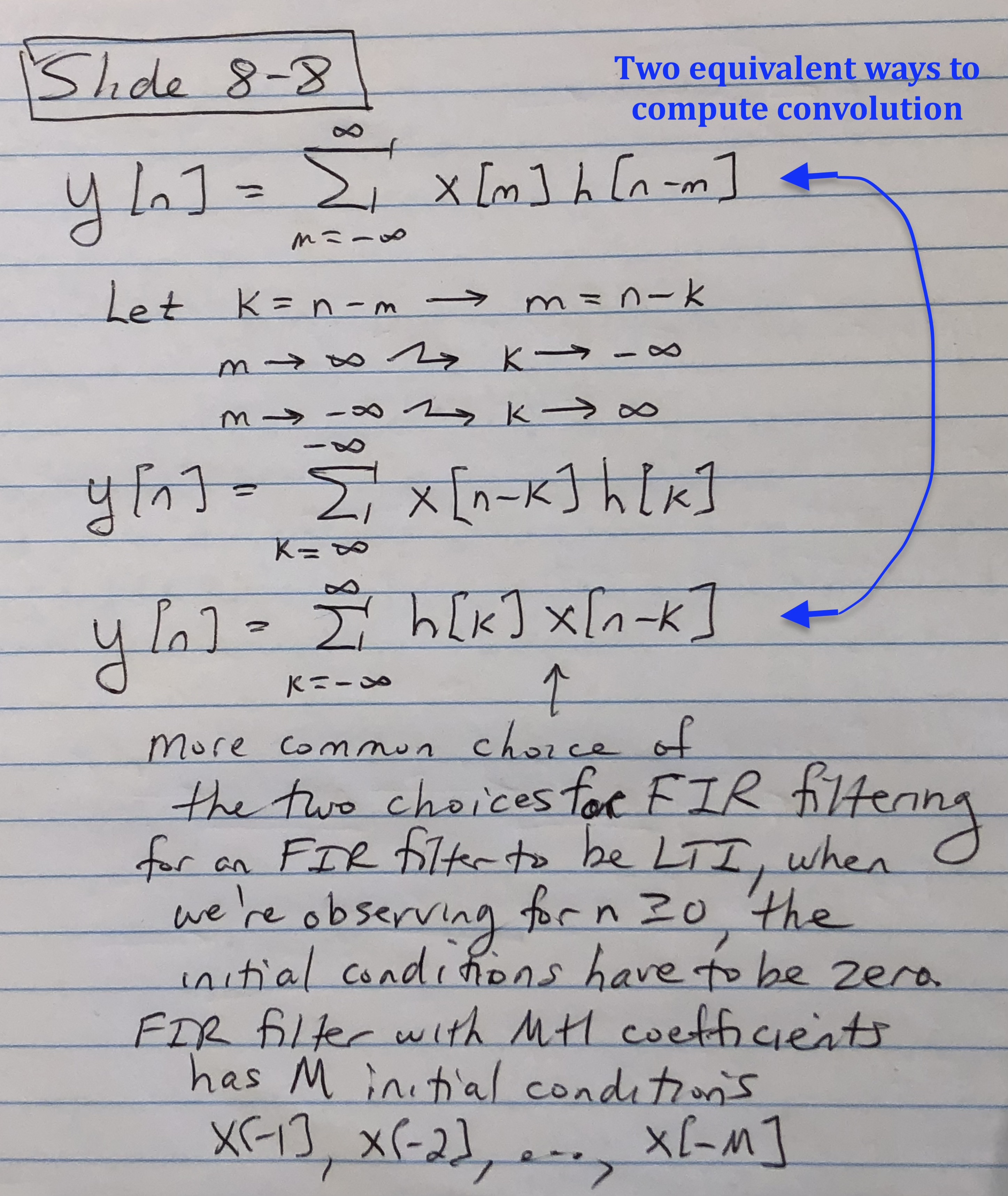 Lecture 8: Convolution and FIR Filters