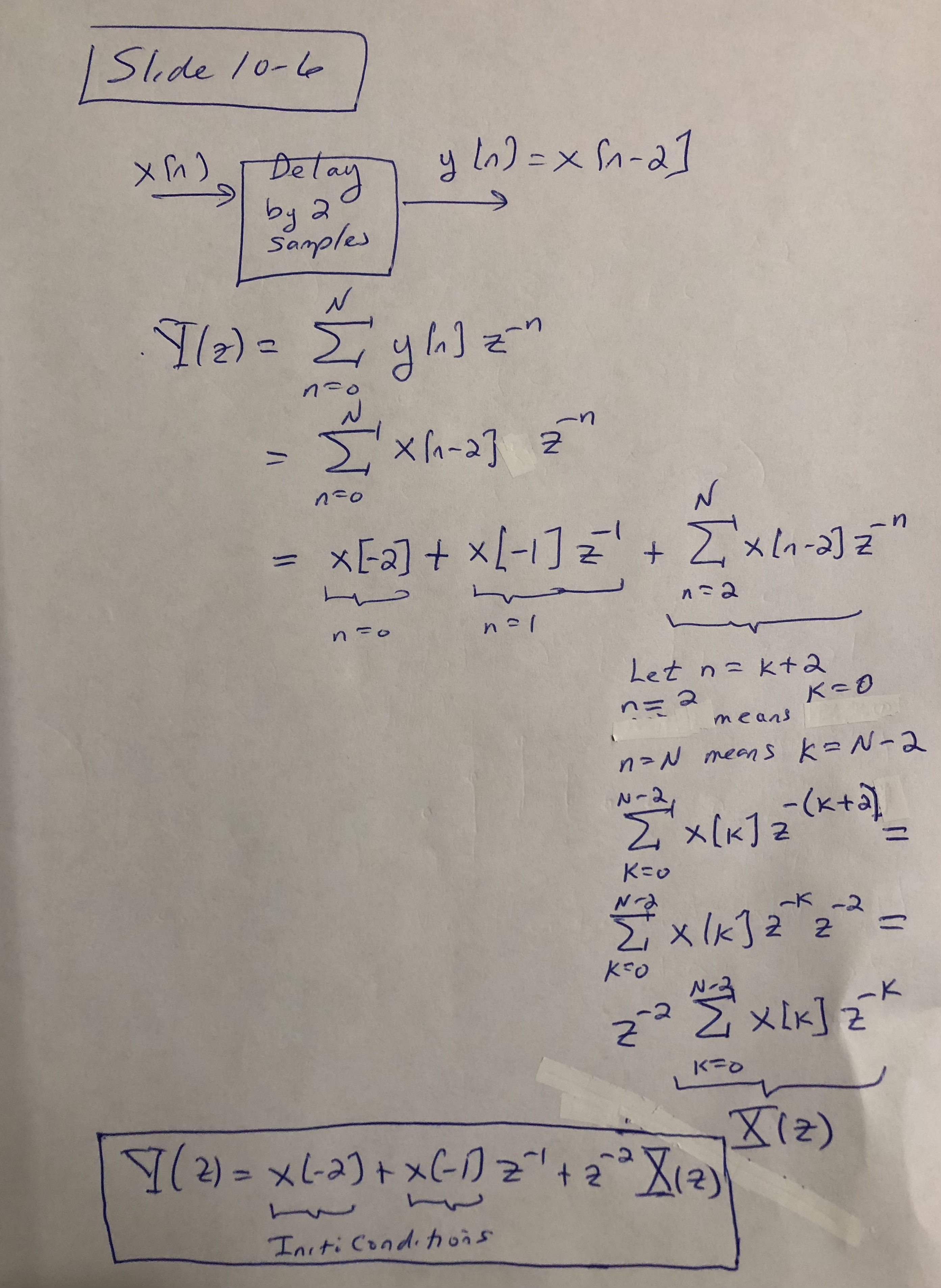 Lecture 10: Z-Transforms
