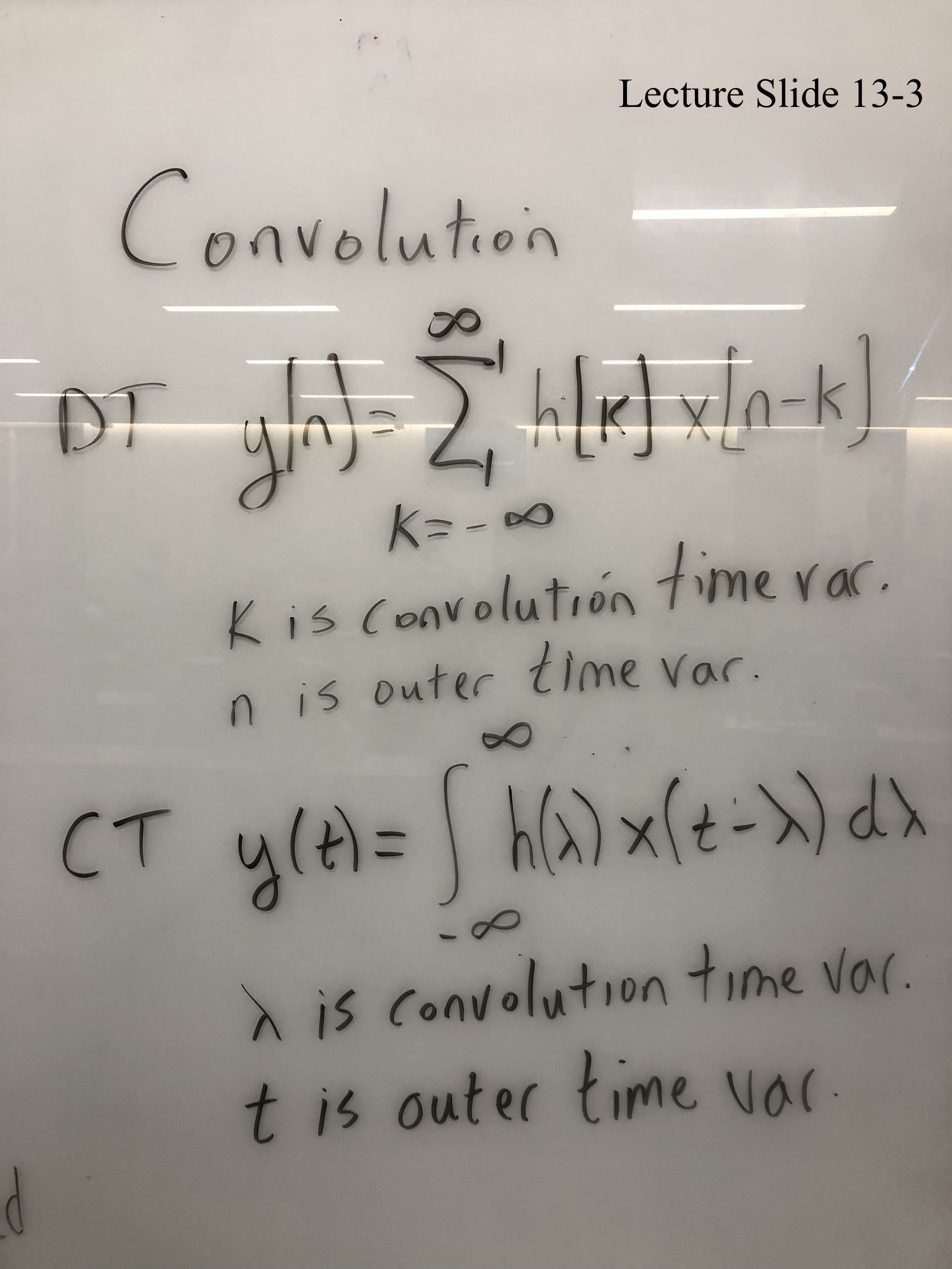 Lecture 13: Continuous-Time Convolution