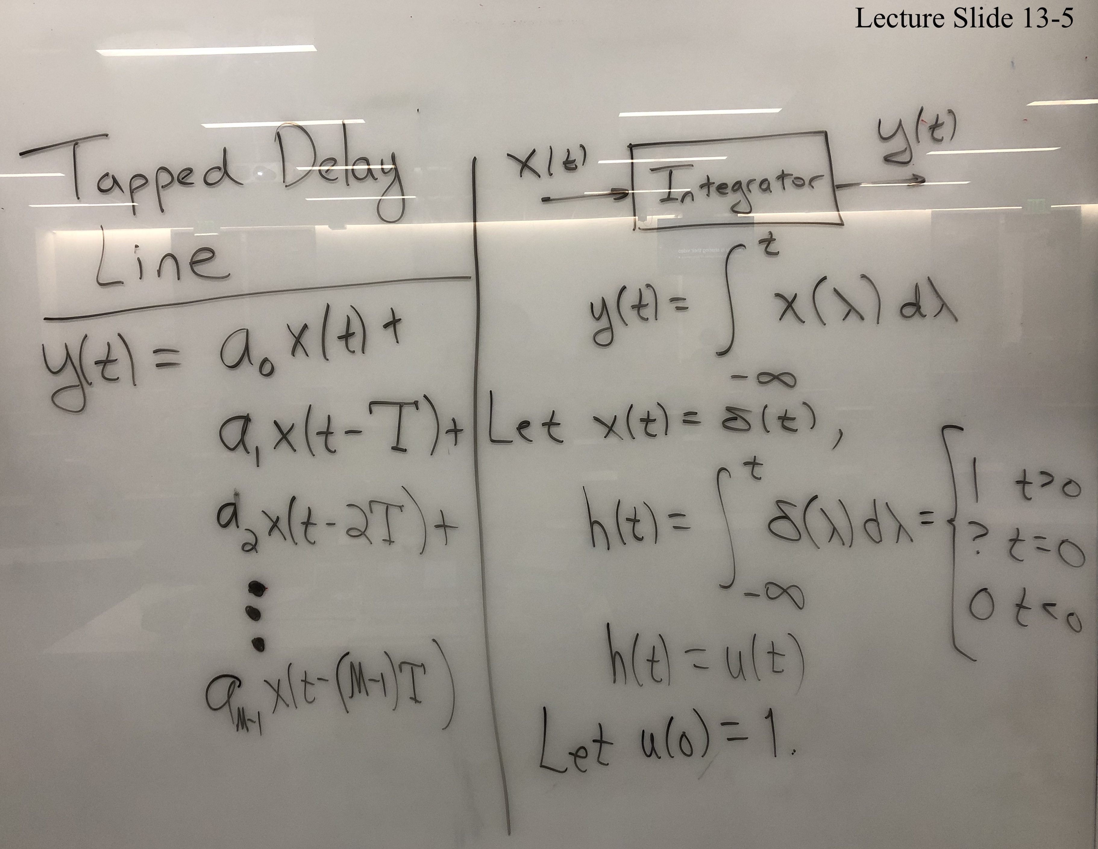Lecture 13: Continuous-Time Convolution