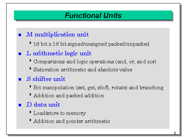 Functional Units
