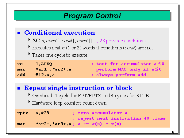 Program Control
